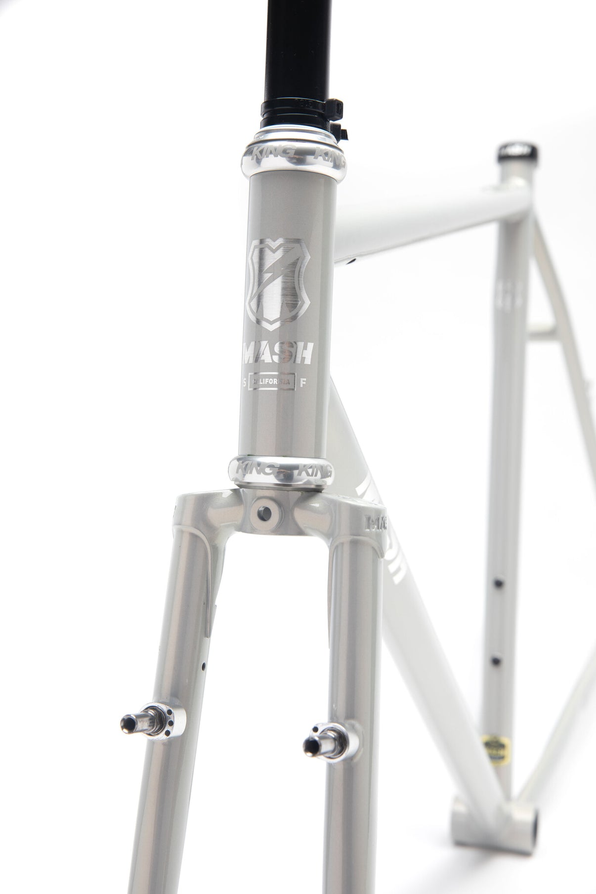 MASH Steel Frameset Pearl Fog – MASH SF