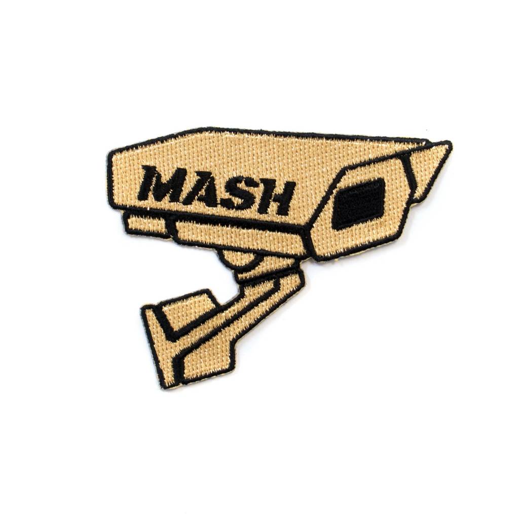 MASH CCTV Patch Gold – MASH SF