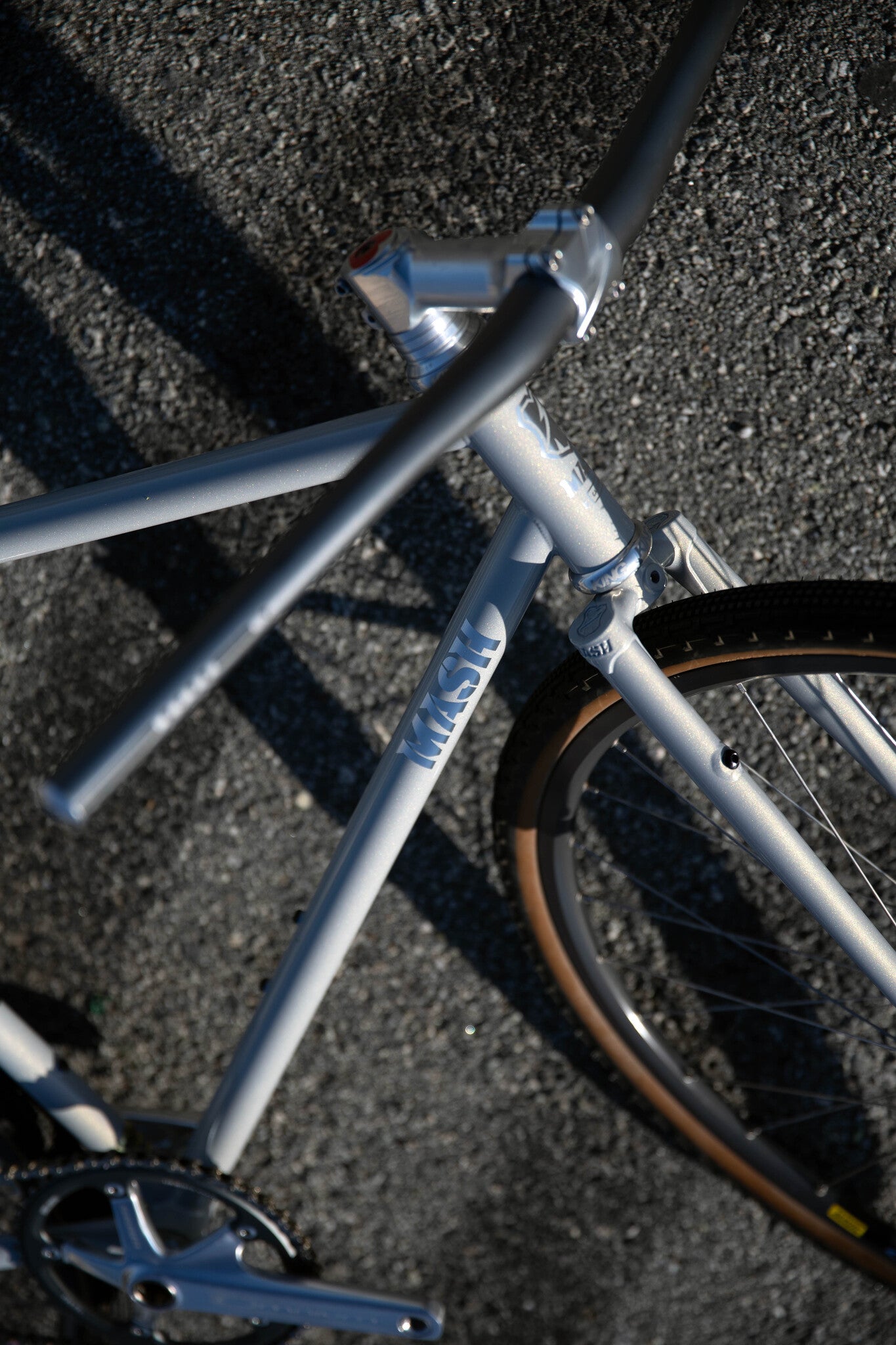 MASH Steel Frameset Pearl Fog – MASH SF